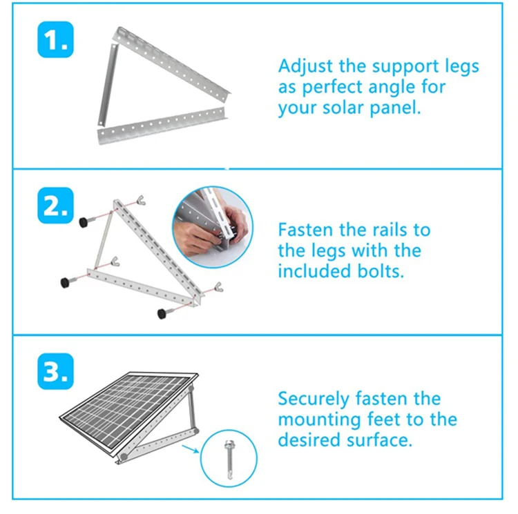 Corigy Triangle Solar Mounting Off-grid System Adjustable Triangle ...
