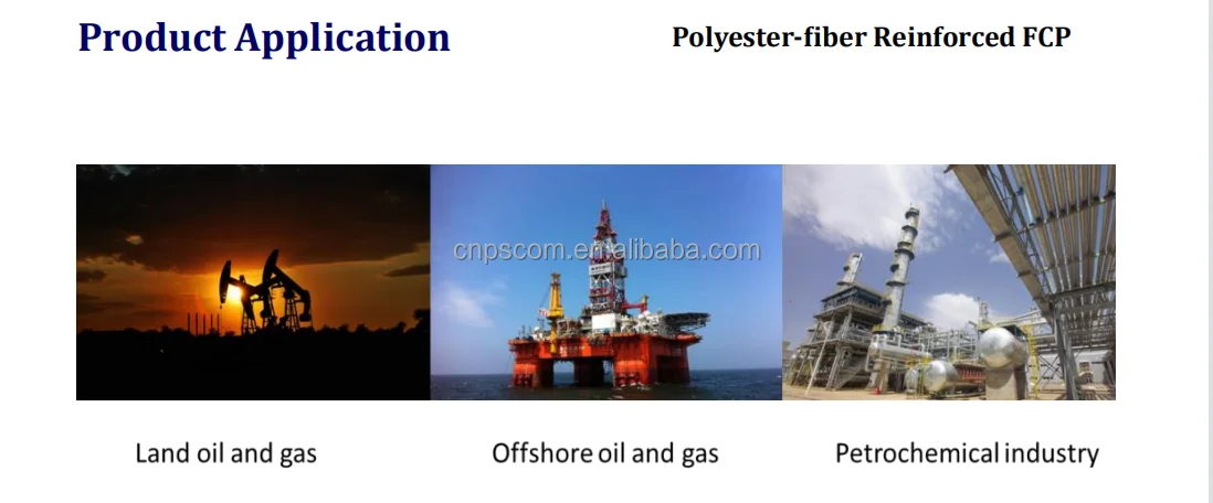 API 17J y API 15S Suministro de gas y aceite Termoplástico reforzado ...