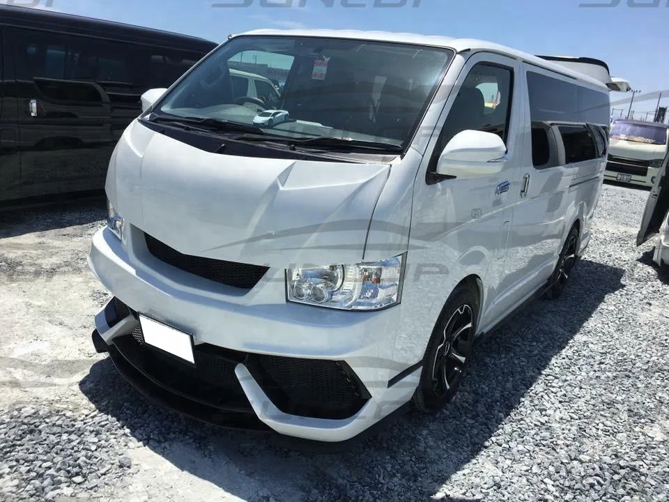 Car Modified SAD I Engine Hood for Hiace KDH200 2005-18