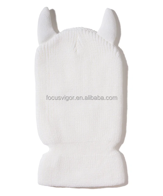 Devil Horns Ski Mask - Unisex Balaclava with Certificates