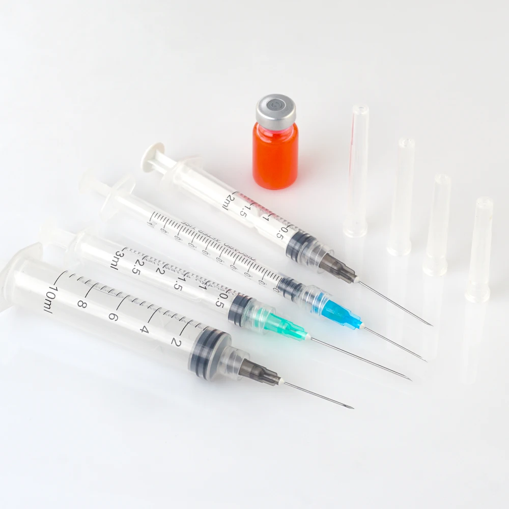 Jeringa de fábrica Jeringa de inyección de PVC desechable 1mL 2ml 3ml ...