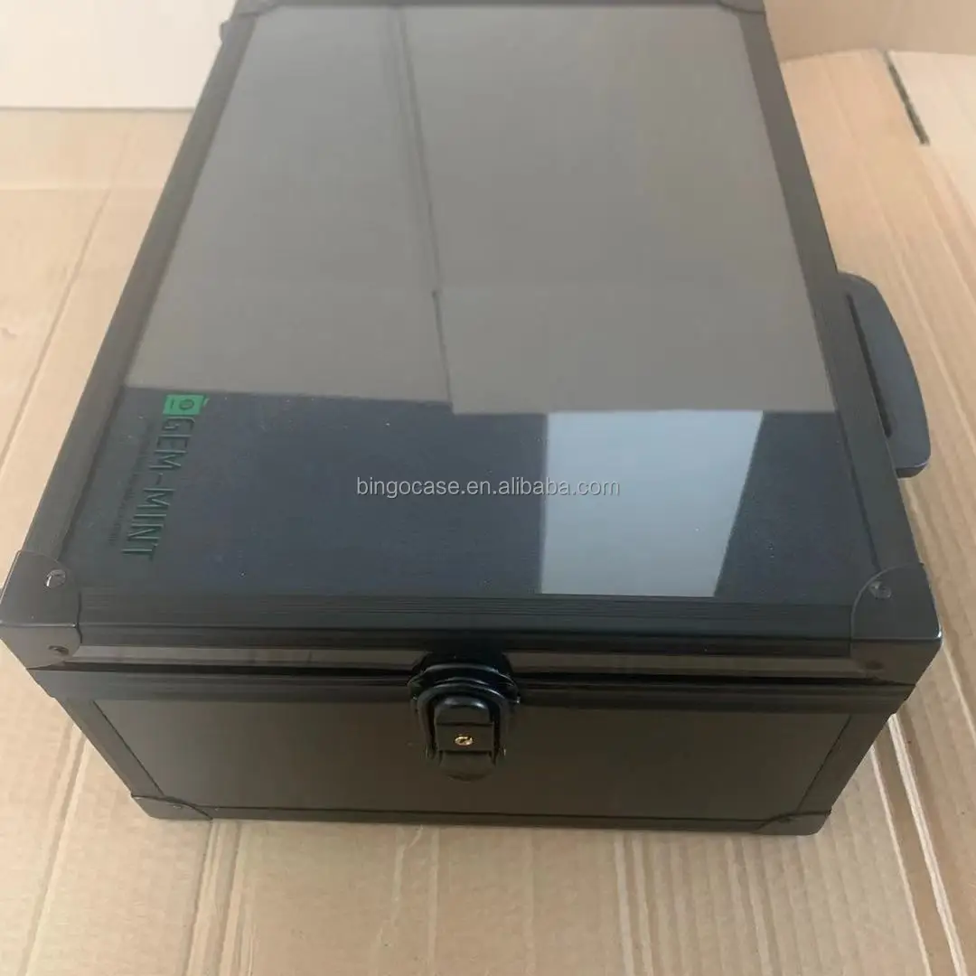 Psa Bgs Sgc Game Card Storage Case Aluminium All Black - Buy Psa Bgs ...