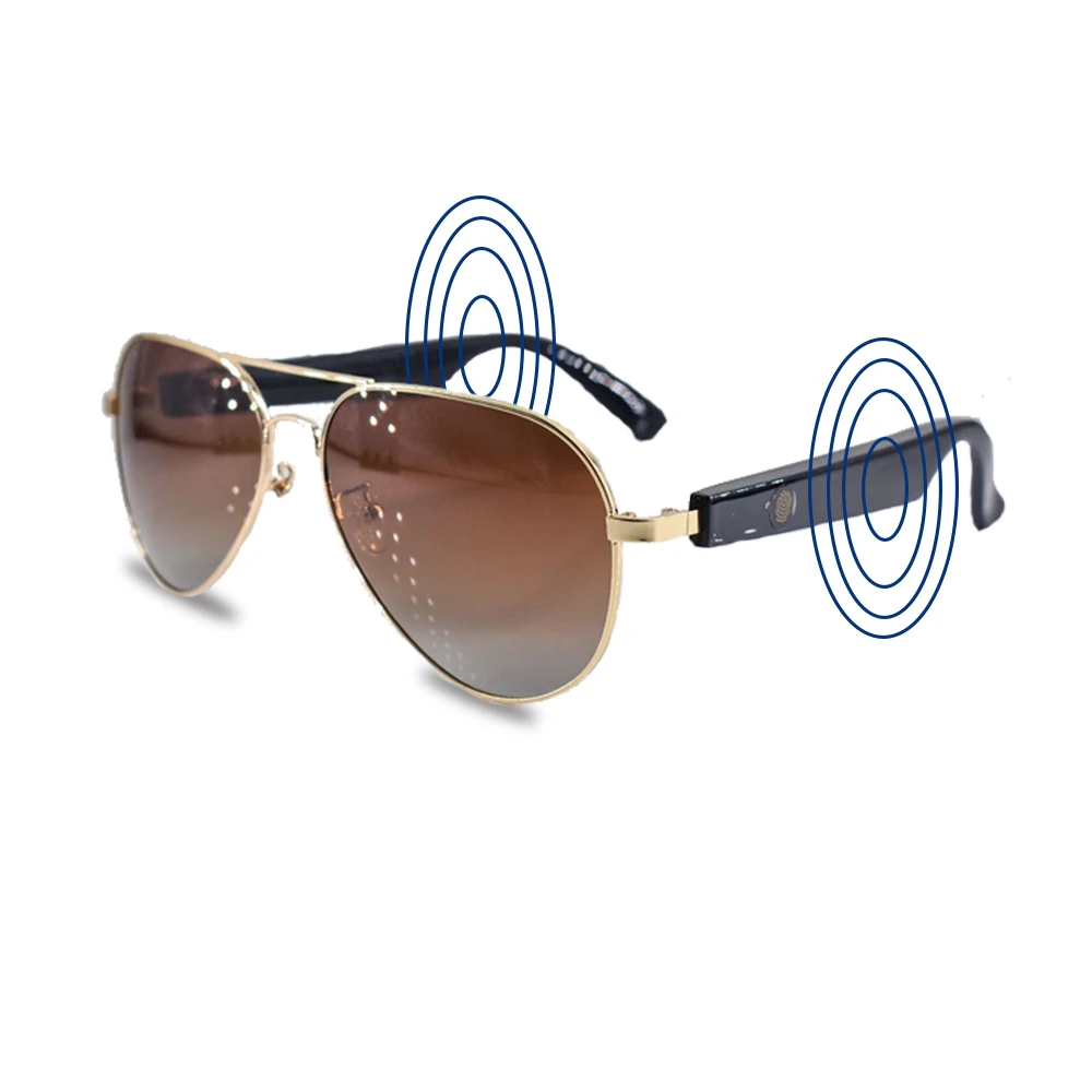 Men Women's Retro Style Polarized Sunglasses With Smart Features Built ...