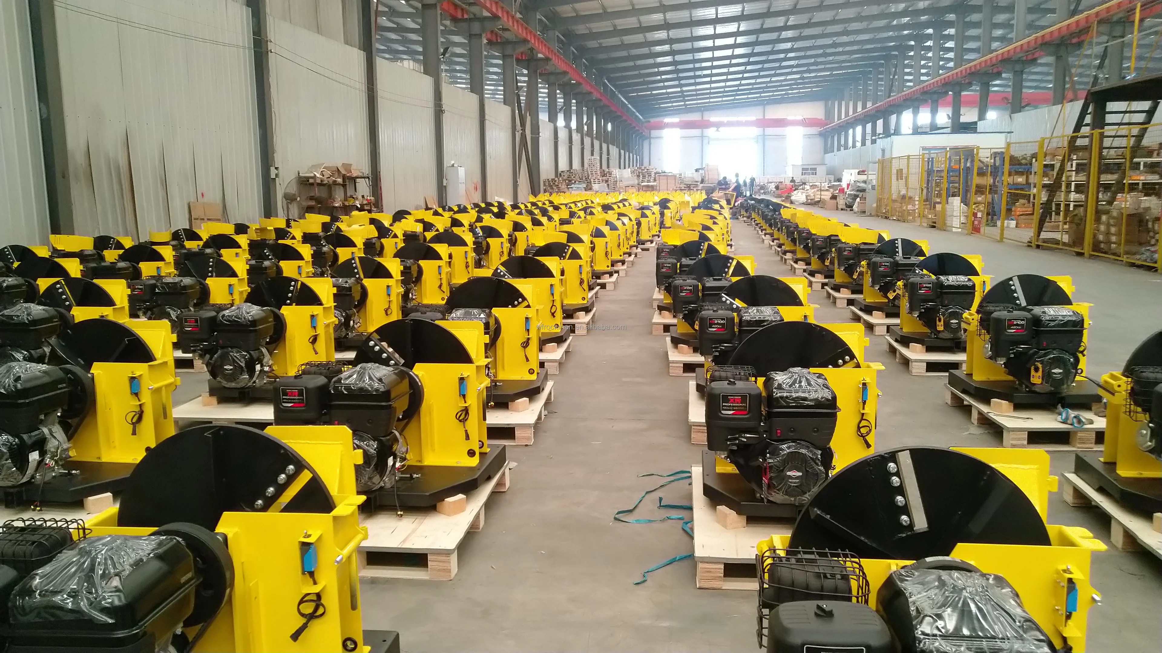 6 Inch Capacity 25hp Twin Cylinder Gasoline Engine Wood Chipper DCH6