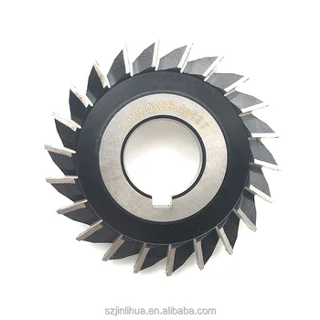Hss Import Staggered Tooth Side Milling Cutter For Machined Parts - Buy ...