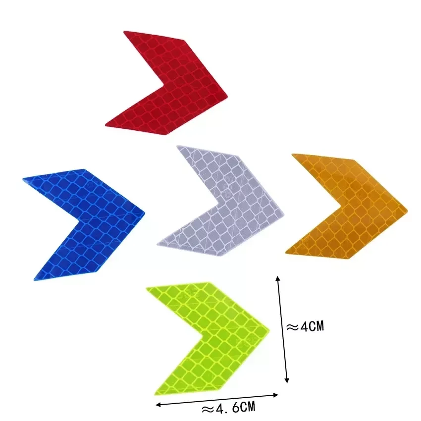 Wholesale Car Sticker Reflective Arrow Sign With Body Reflection 10pcs ...