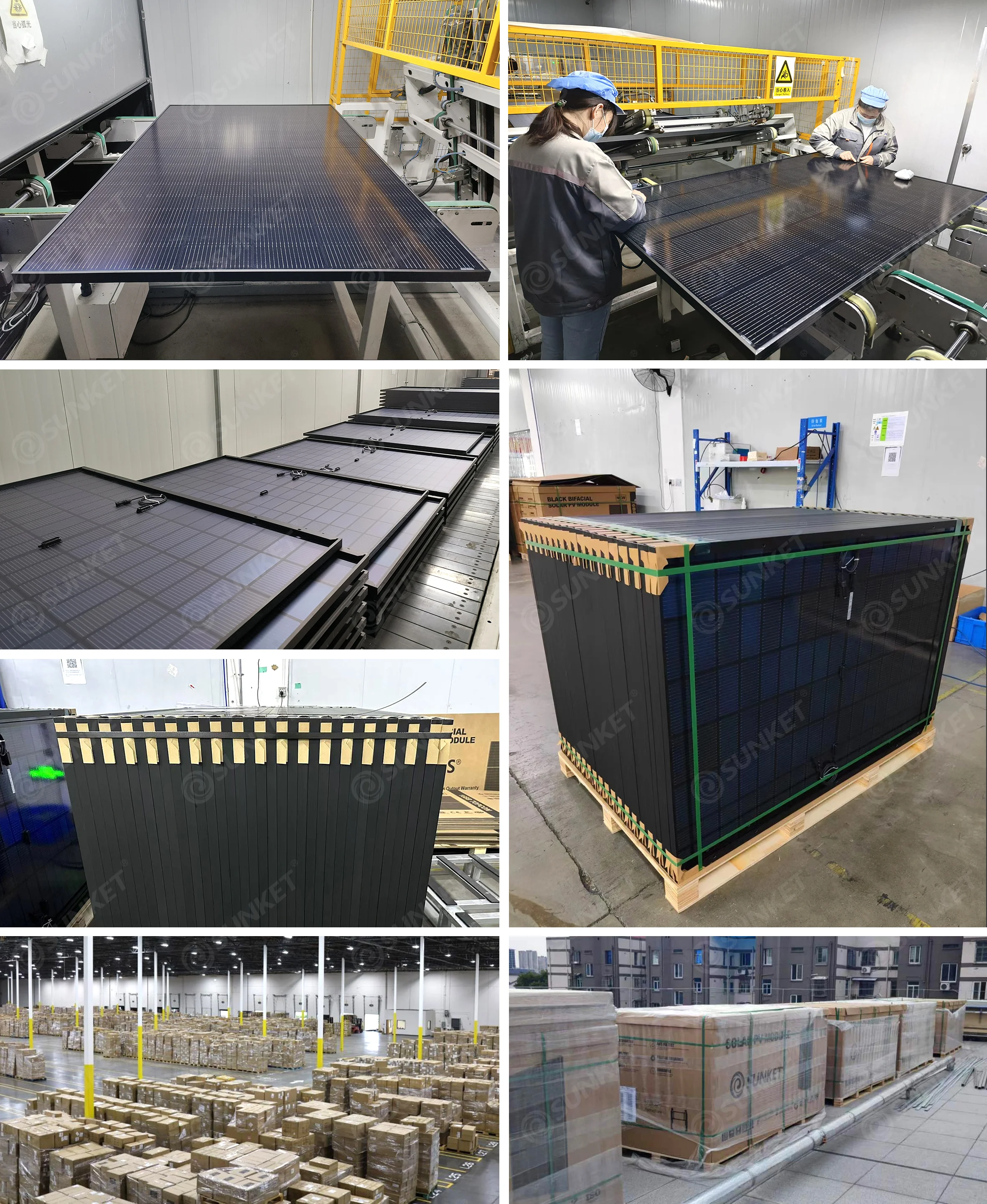 Eu Warehouse Stock Germany Monocrystalline Solar Panel Home Full Black ...