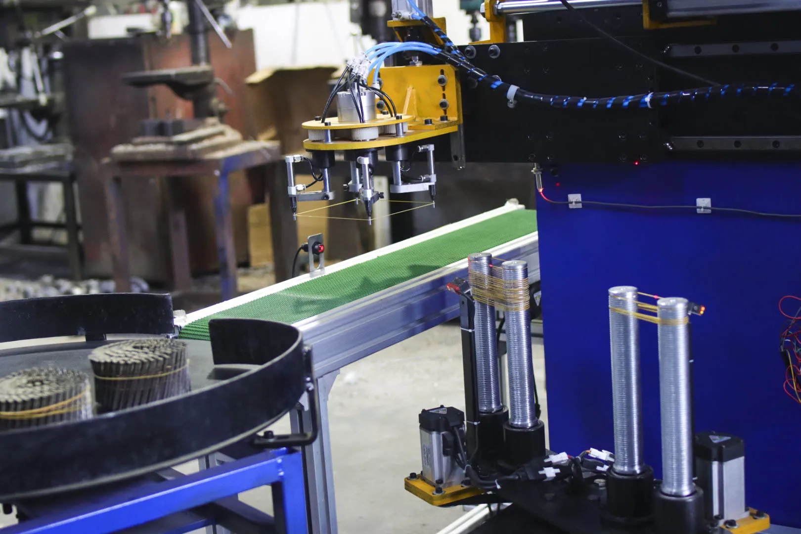 Featured Product Coil Nail Machine Automatic Rubber Banding Machine For ...