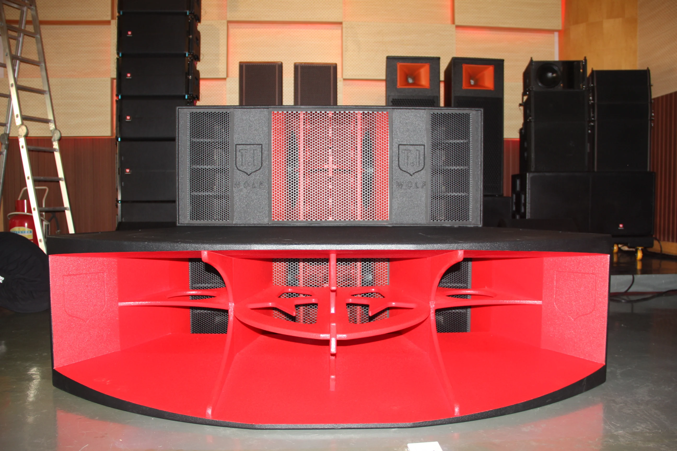 Professional Line Array System Wolf Series Neodymium Custom Driver Wolf ...