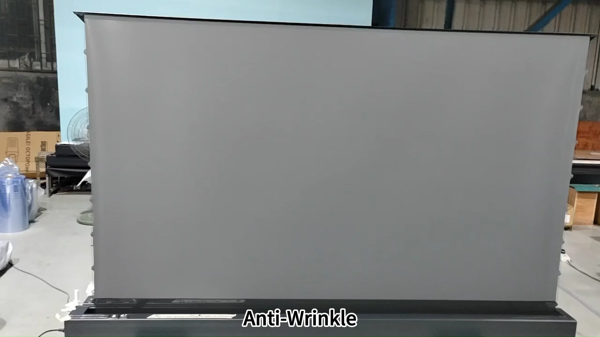 72-150inch 2024 Smart Floor Rising Projector Screen Rising Floor 4k Ust ...