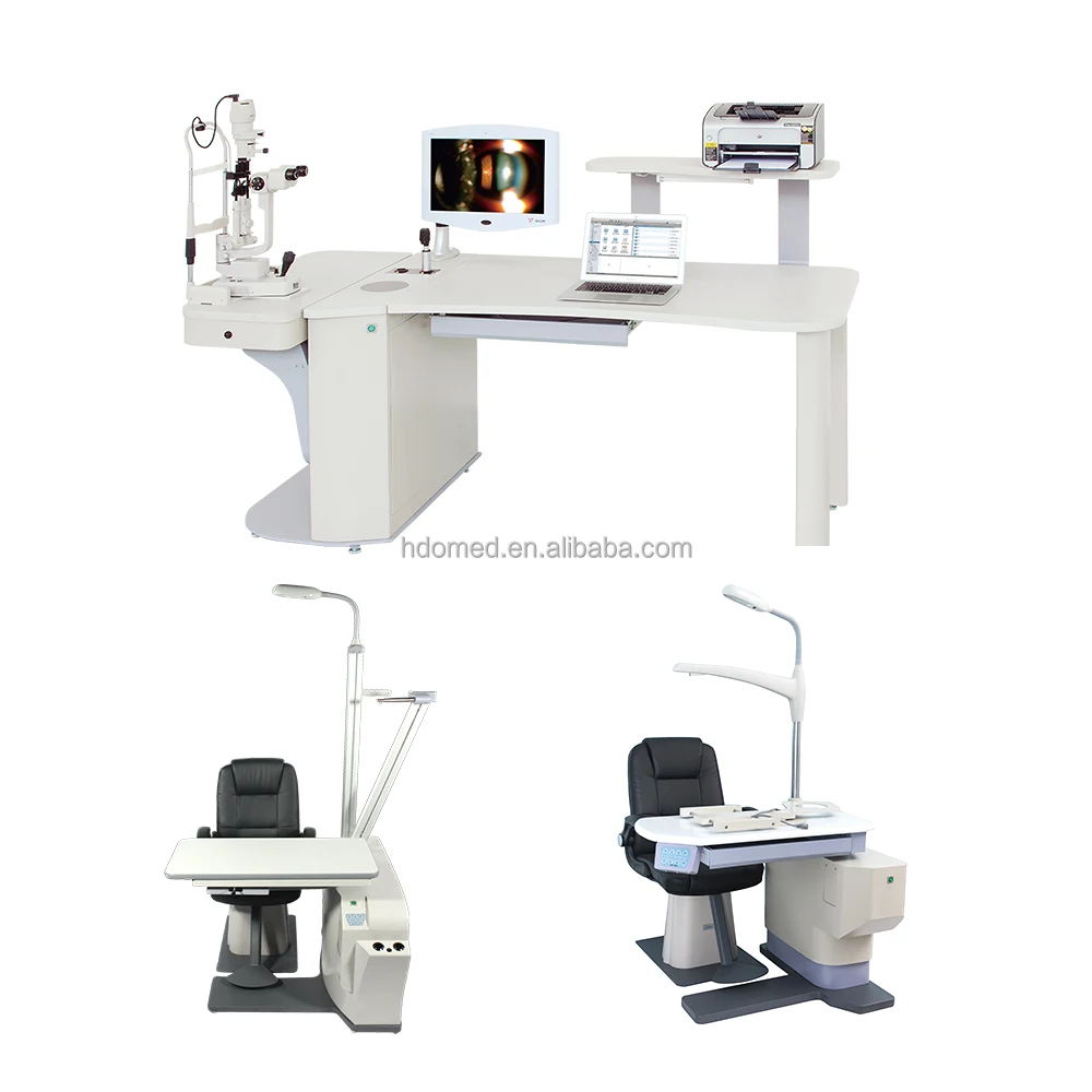 HD-120 Big Electric Table Ophthalmic Combined Table Chair Stand
