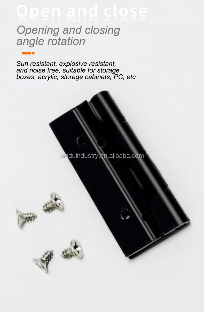 LANDU Clear Transparent Plastic Hardware Mini Acrylic Hinges for Box ...