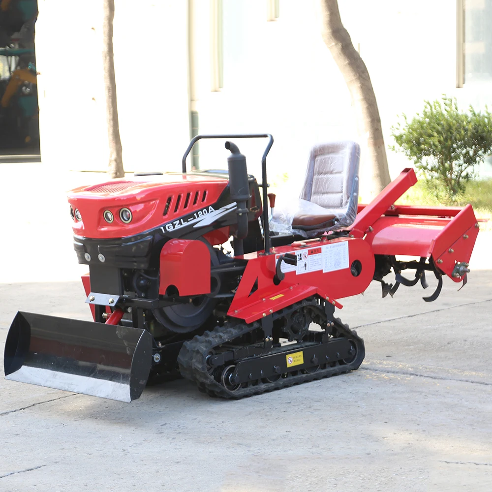 New Mini Tiller Rotary Agricultural Micro-Crawler Tractor Cultivators ...