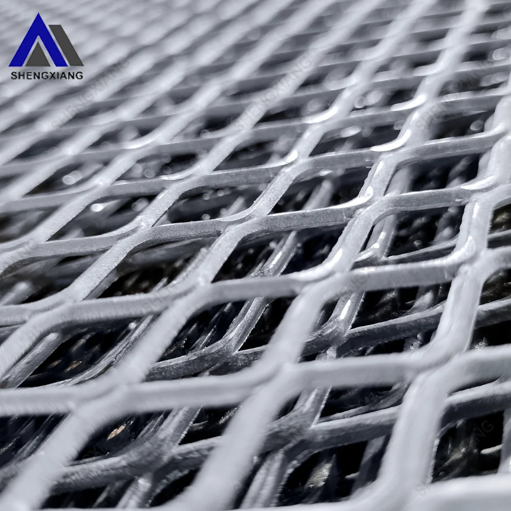 Expanded Metal Walkway Platform Decorative Flattened Expanded Wire Mesh ...