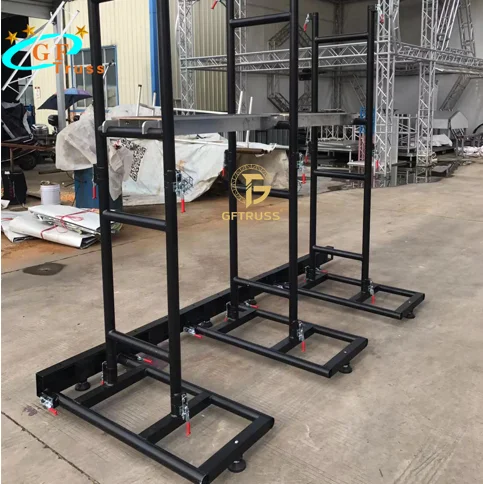 Led Screen Ground Stand Led Cabinet Video Wall Panel Support Truss Back ...
