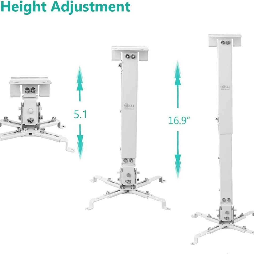 Universal Projector Ceiling and Wall Mount Adjustable Projection Mount ...