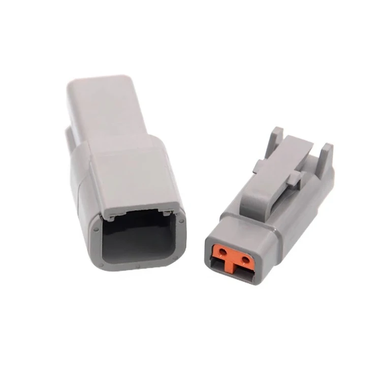 DTM Series 2 Pin Way Connector with Wedgelock Male & Female Plug DTM06 ...