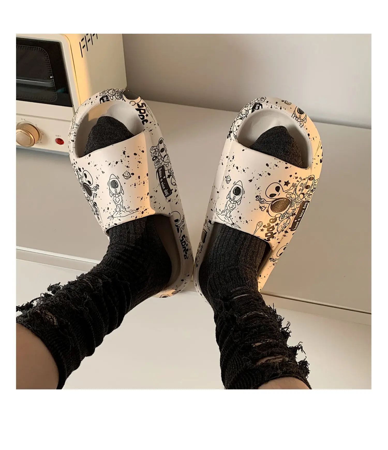 XIXITIAO Alien Pattern Cartoon Women and Men New Fashion Good Quality ...
