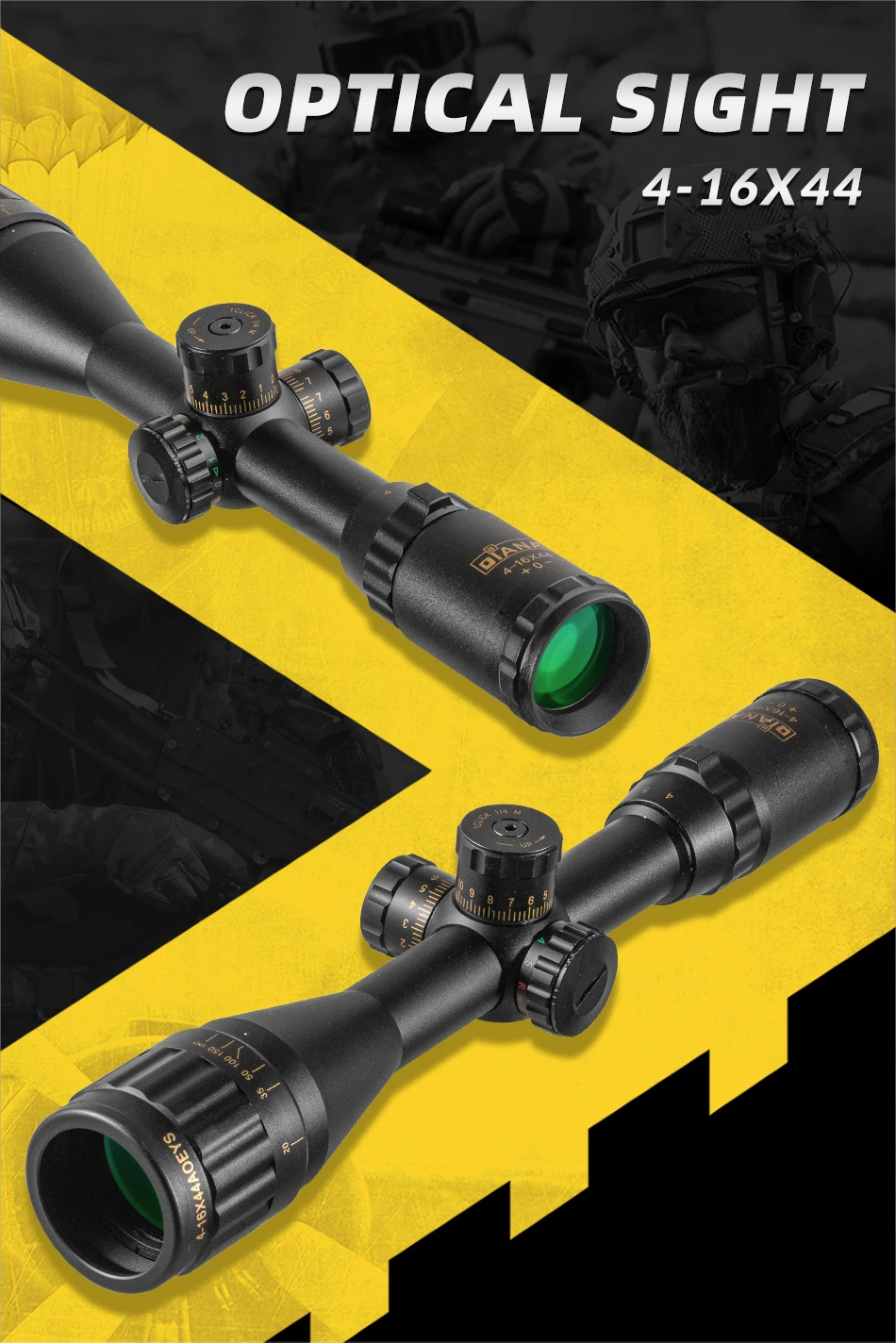 DIANA 4-16X44 Tactical Scope - Precision and Illumination