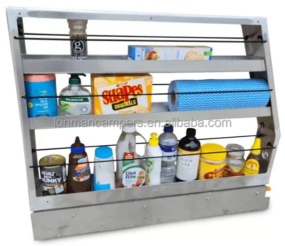 Steel 4WD Slide Out Canopy Pantry Sliding Canopy Pantry Black Powder ...