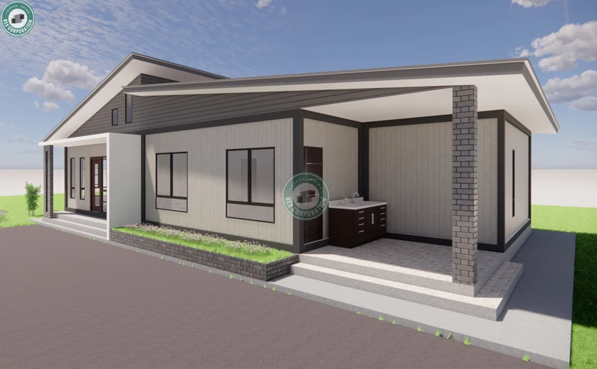 4 Bedroom Modular Home - Modern, Prefabricated Design