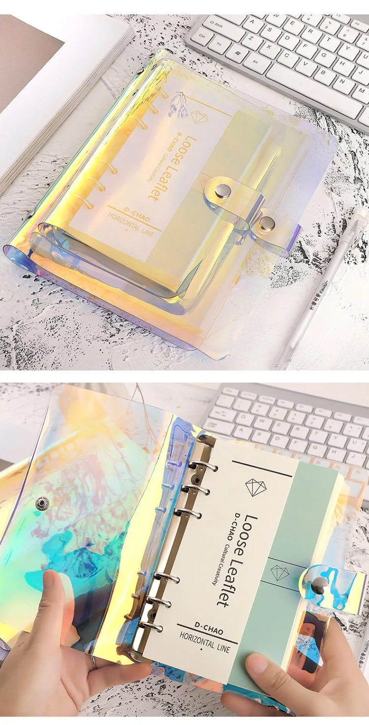 Cartoon PVC Soft Cover Spiral Journal Mini Pocket Daily Planner Custom ...