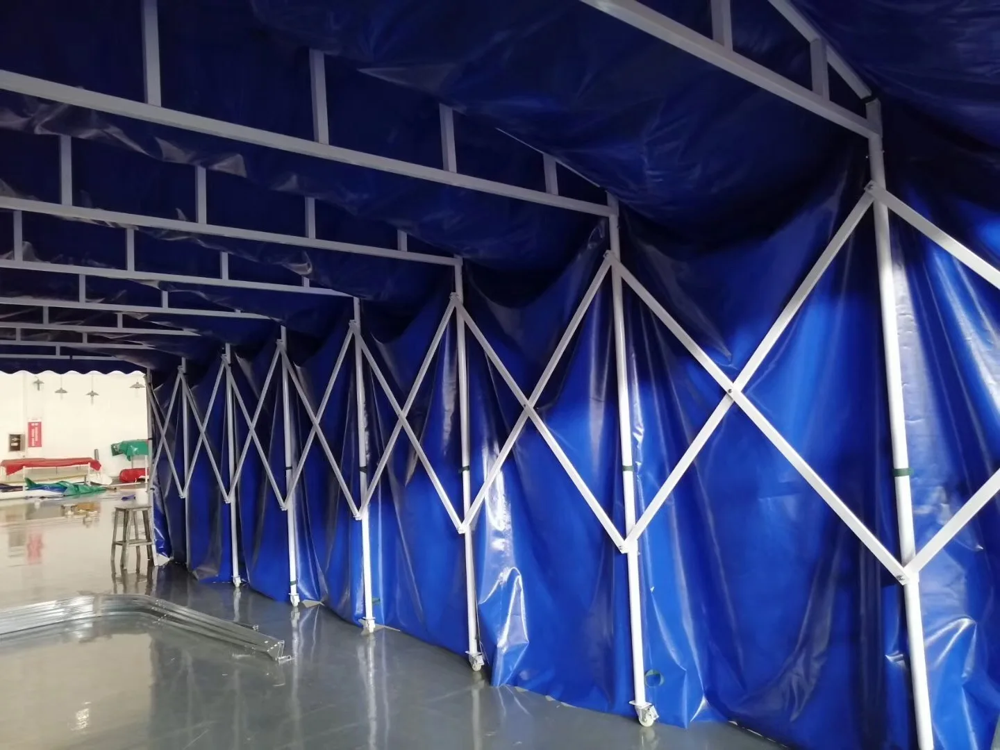 Customized Telescopic Player Tunnel - Folding Stadium Tunnel