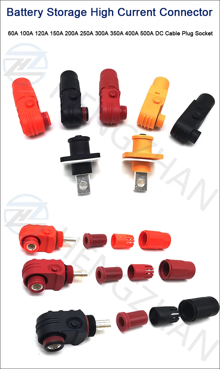 EV Battery HV Connector - High Power 200A Plug for 50mm Cable