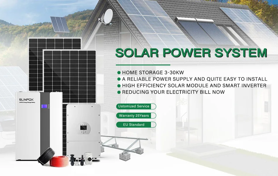 Home Off Grid Solar System Off Grid System Battery Complete 5kw 10kw ...