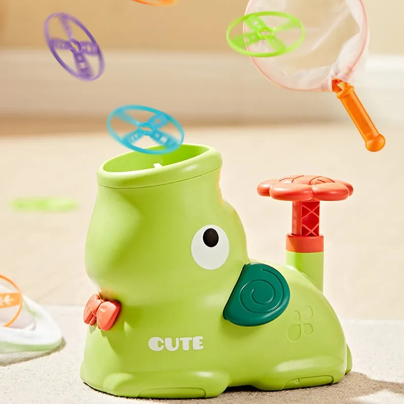 Elephant Shaped ufo Toy Flying Saucer Bamboos Dragonfly Shooting ...