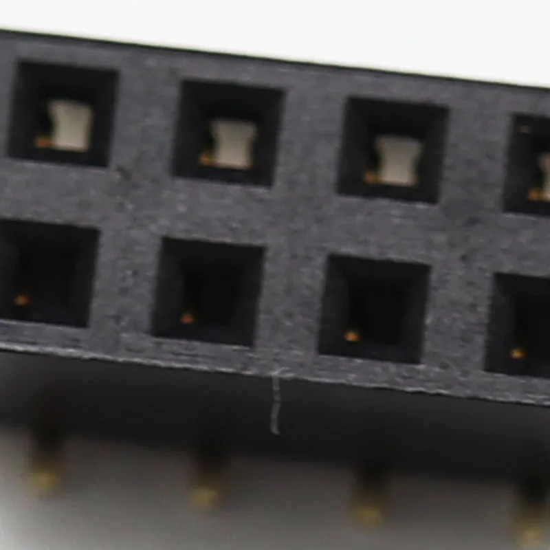 Free Sample 2.54mm Pitch Height 5.0mm Positions 02p-40p Dual Row SMT U ...