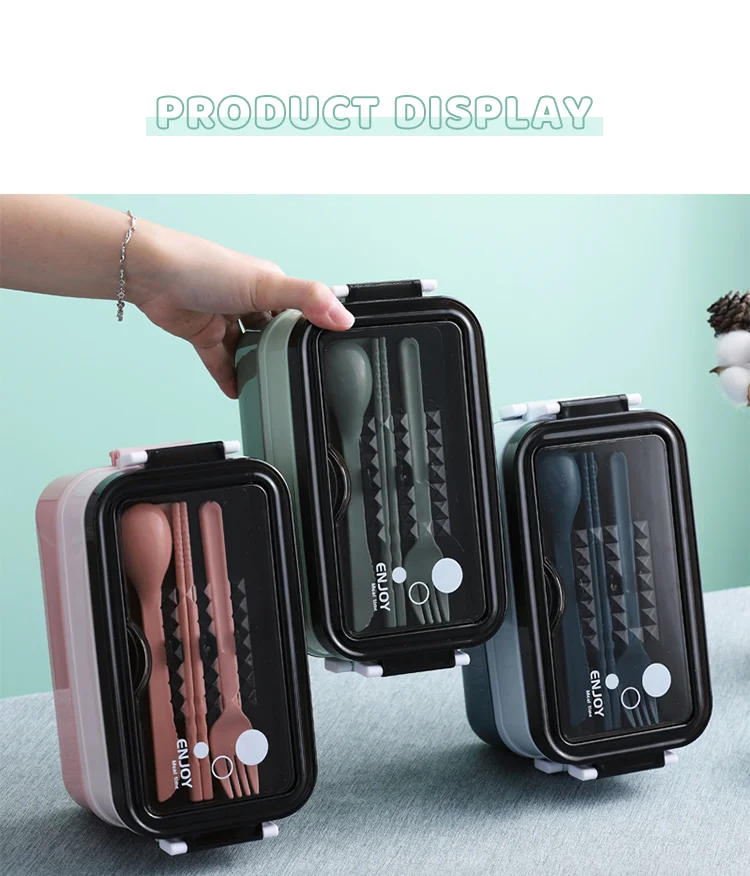 Bento Carry-all Insulated Thermal Custom Nordic Office Lunch Box With ...