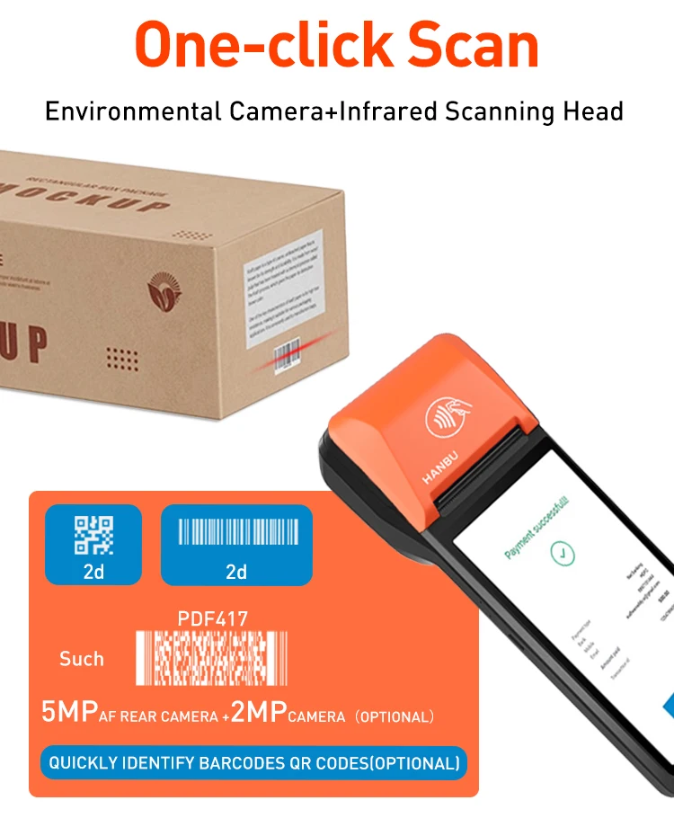 Android 12 Handheld Smart POS Terminal Retail Checkout Counters POS ...