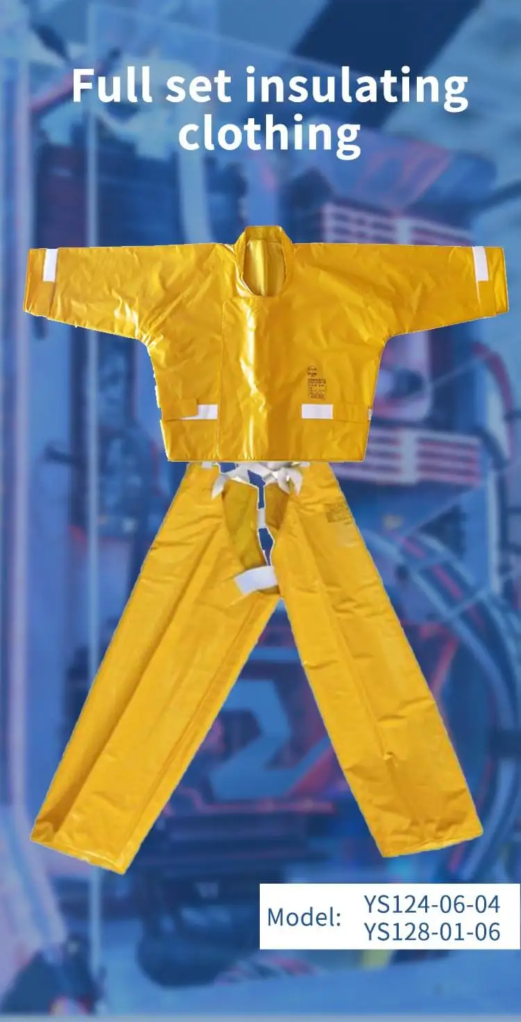 Electrostatic Clothes Electrical Insulation Suit Electrical Shock Proof ...