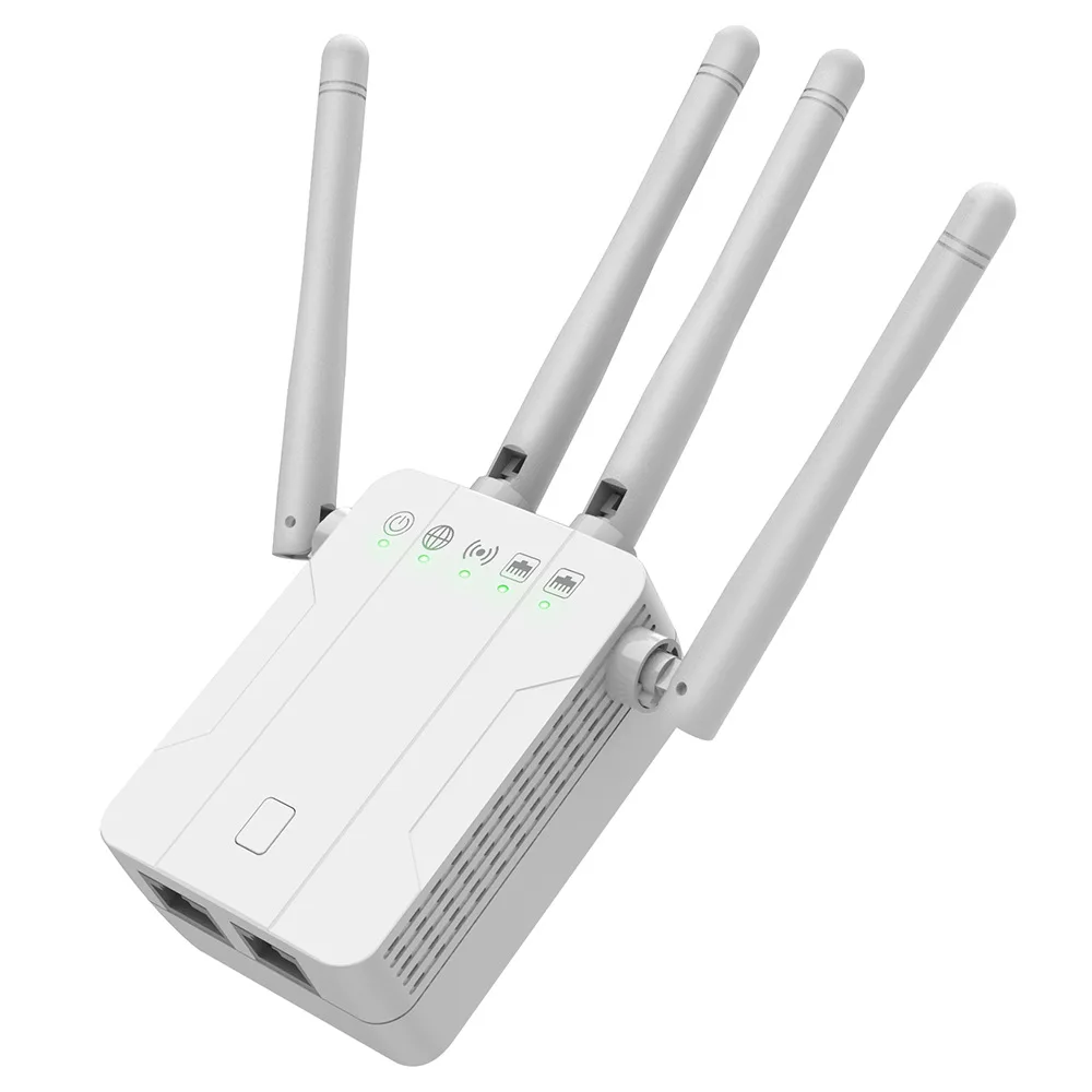 Indoor Portable AC 1200mbps Dual Band Wifi Repeater