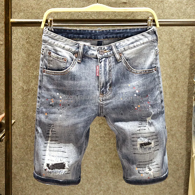 Custom Summer Streetwear Vintage Short Half Pants Loose Work Shorts ...