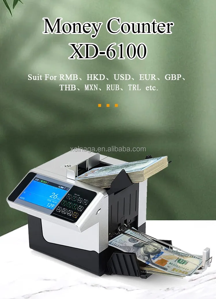 Portable Bill Counting Machine - Chargeable & Multi Currency