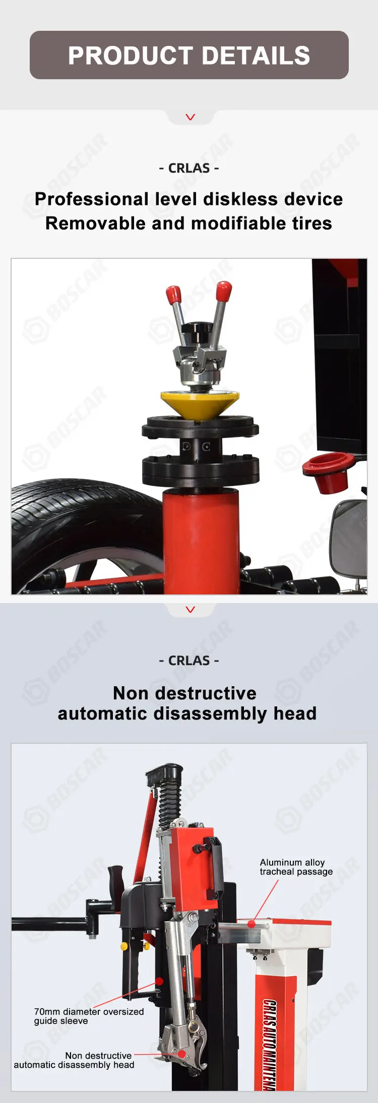 Luxury Tire Fitting Machine - Automatic Disassembly & Installation