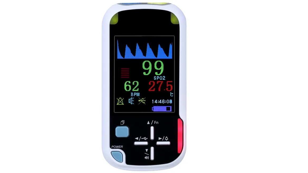 Portable Pulse Oximeter Spo2 Pi Monitor Medical Oxi Meter Fingertip ...