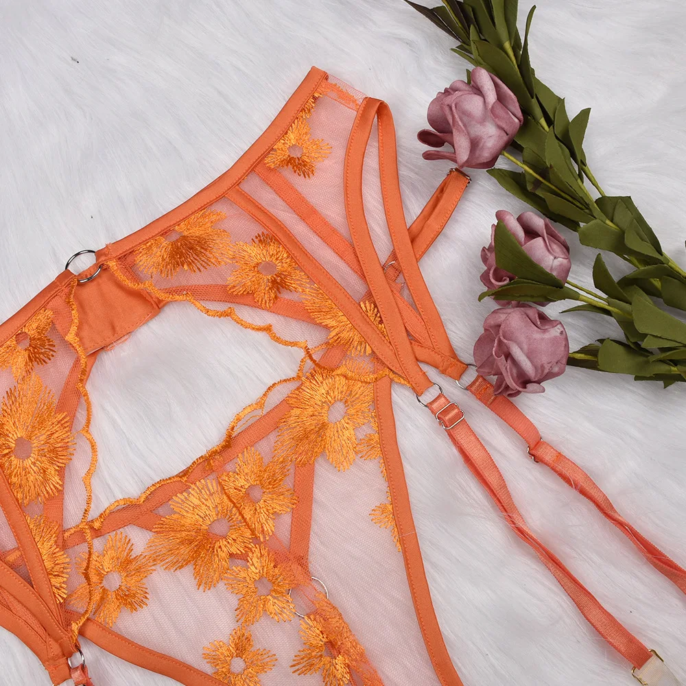 Shop Our Aliexpress Europe and US Ins Sexy Mesh Embroidery