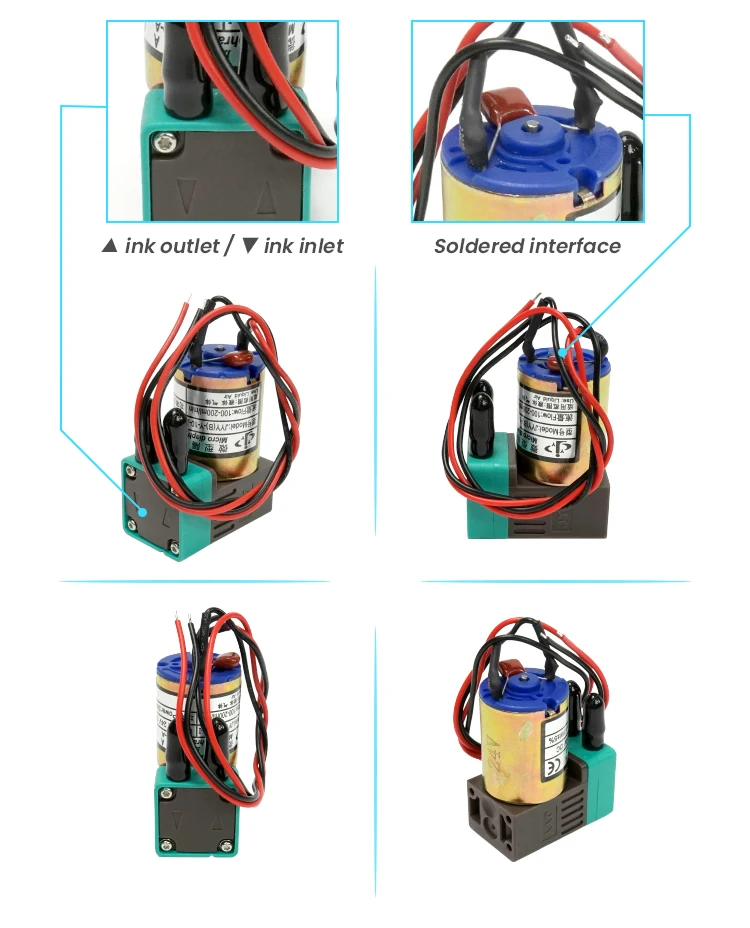 Original Solvent Based P800 3800 Membrane 7w System Printer Ink Pump ...