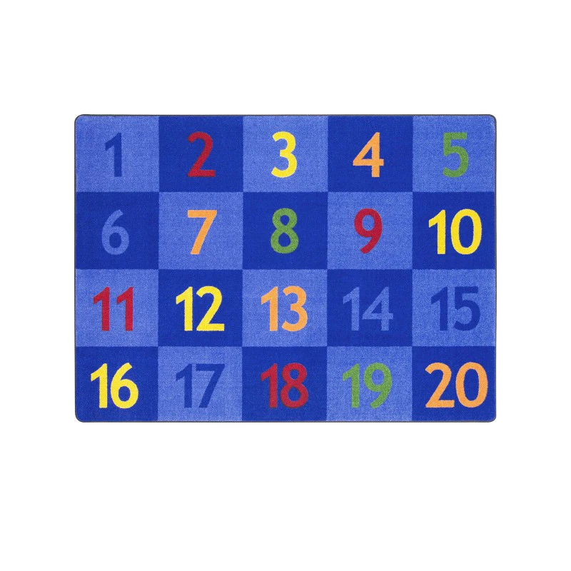 Customized Kids Floor Mats For Playroom Alphabet Numbers Classroom Kids ...