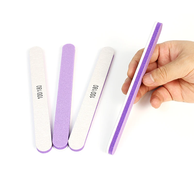 Custom Different Type 100/180 Grit Emery Board Nail Polishing File ...