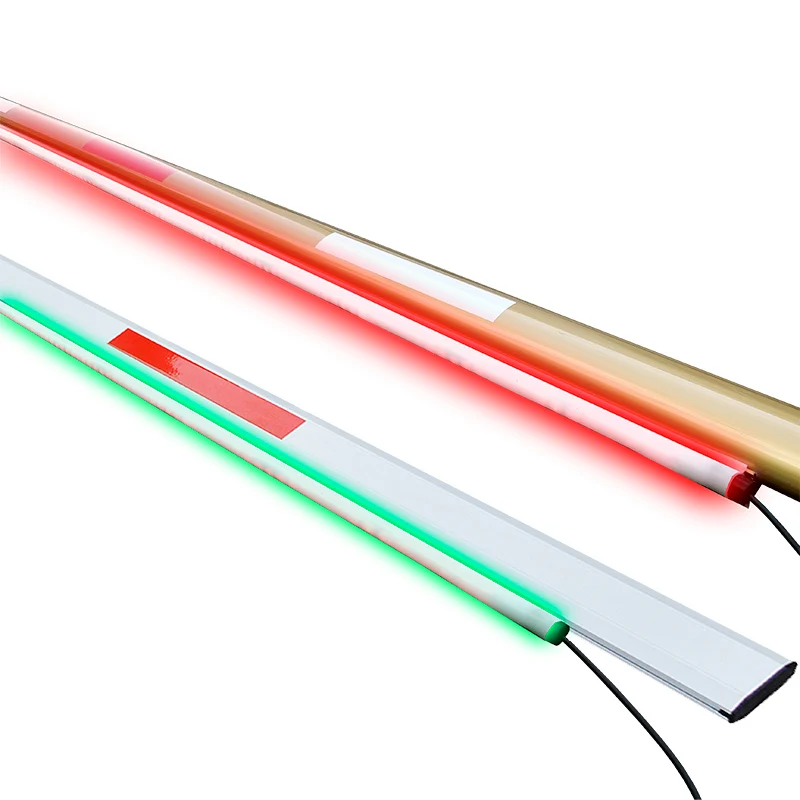 Parking Barrier Gate Boom With Transparent Rubber Profile Red And Gree ...
