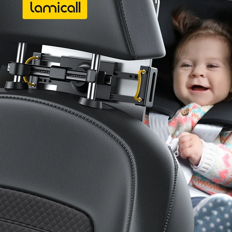Lamicall P3 Car Back Seat Headrest Bracket Phone Holder Lazy Tablet ...