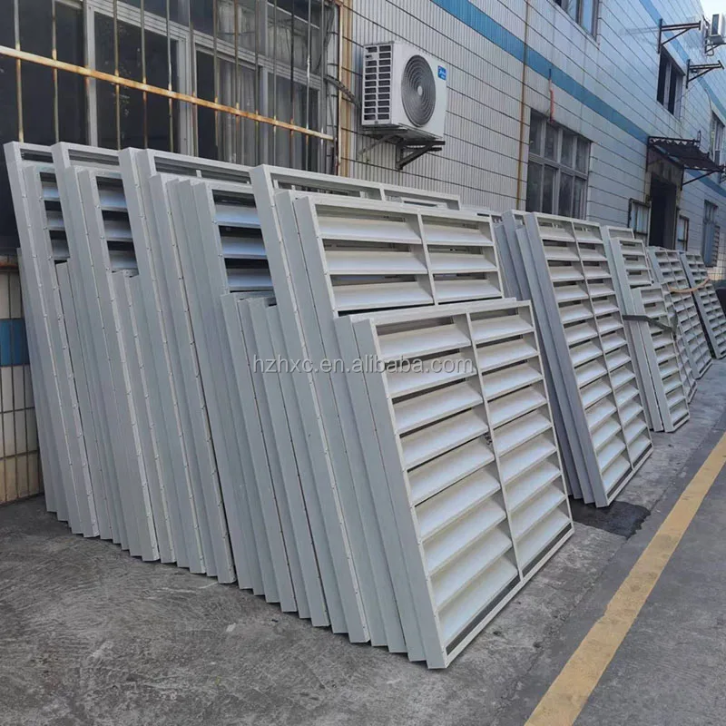 Customized Ventilation Frp Fiberglass Louvers For Cooling Tower And ...