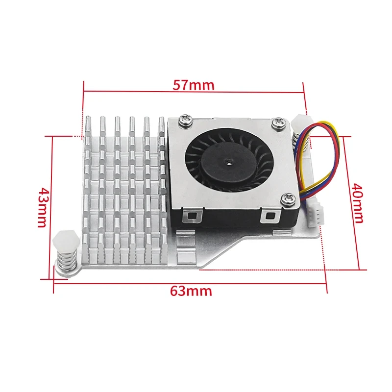 Raspberry Pi 5 Active Cooler - Aluminum Heatsink Fan