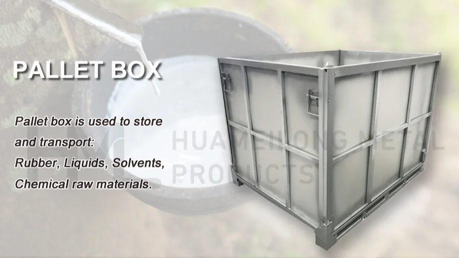 Logistics Storage Detachable Stackable Metal Steel Box Pallet - Buy ...