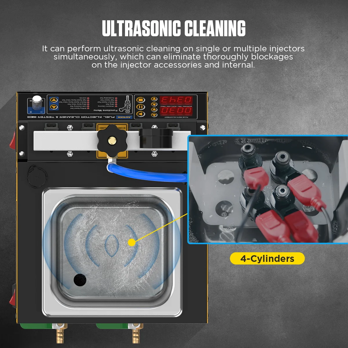 Official AUTOOL CT160 Injector Cleaner - Ultrasonic Tester