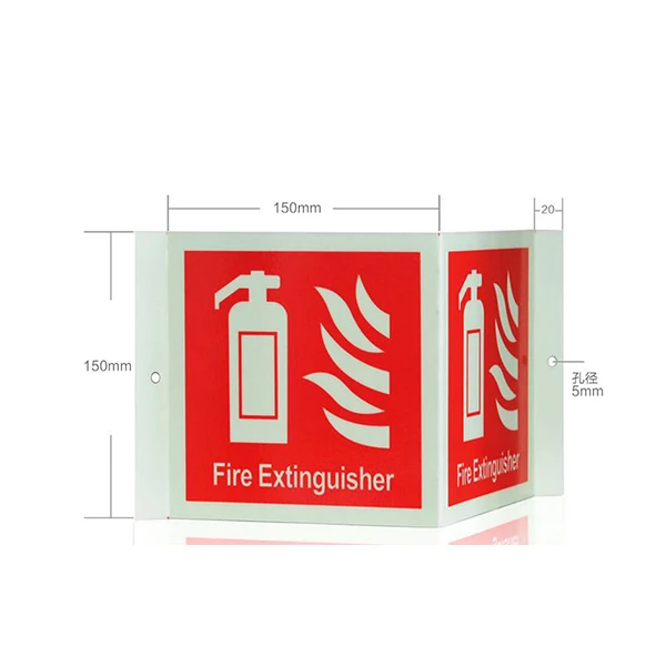 PVC Safety Sign Board Photoluminescent Fire Extinguisher Sign| Alibaba.com